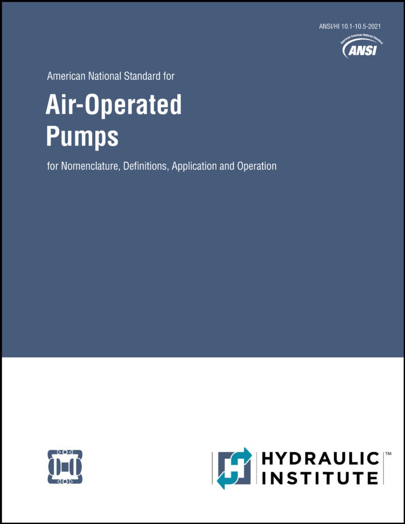ANSI/HI 10.1-10.5 Air-Operated Pumps for Nomenclature, Definitions ...