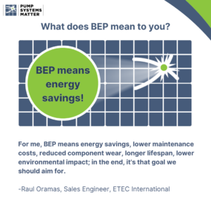 What does BEP mean to you? - Pumps.org