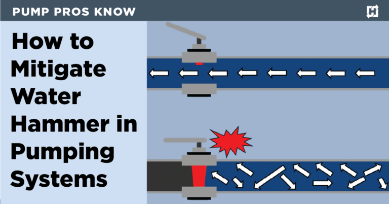 Pump Pros Know- How to Mitigate Water Hammer in Pumping Systems - Pumps.org