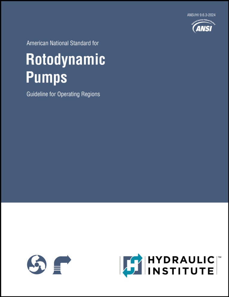 ANSI/HI 9.6.3-Rotodynamic Pumps – Guideline for Operating Regions ...
