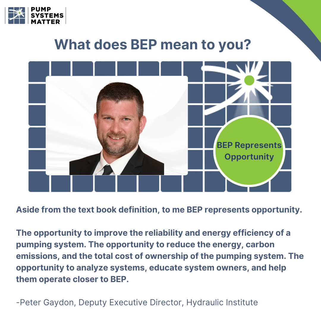 What does BEP mean to you? - Pumps.org