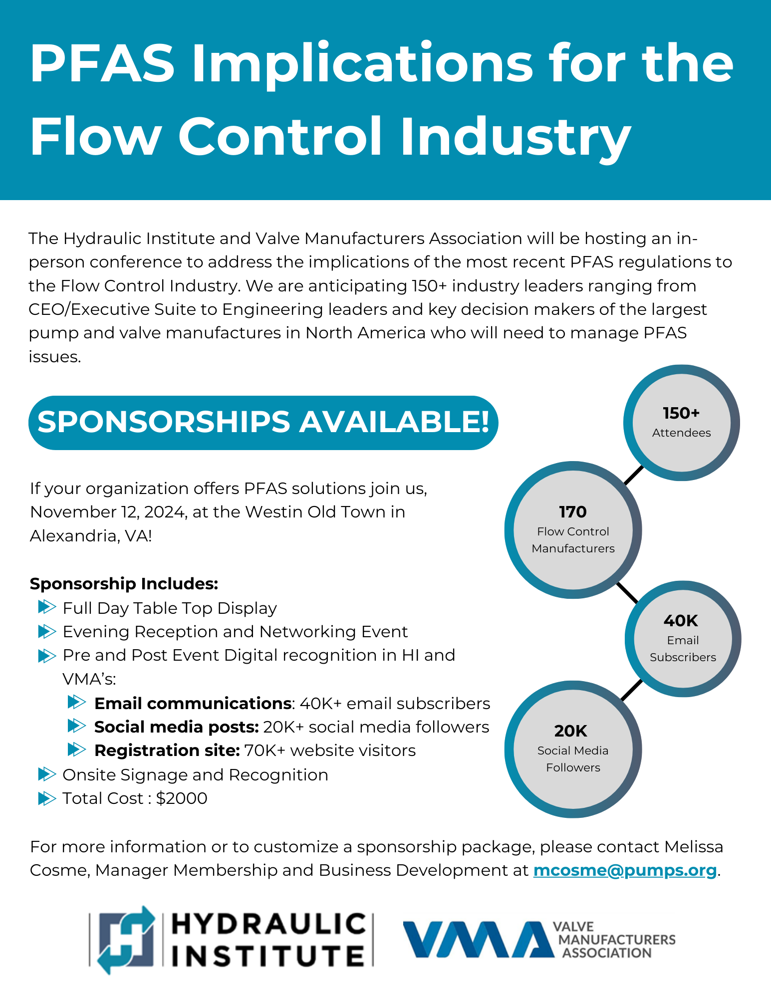 PFAS Implications for the Flow Control Industry Conference + Member Exclusive Workshop - Pumps.org