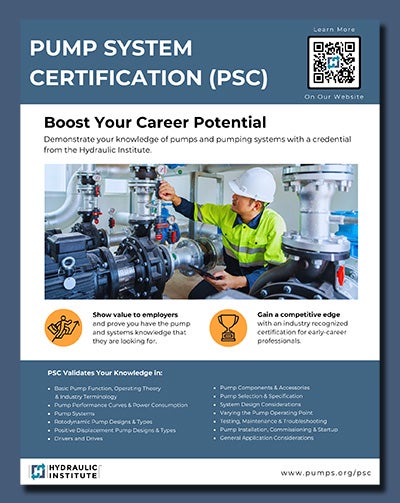 Why Get Pump System Certified? - Pumps.org